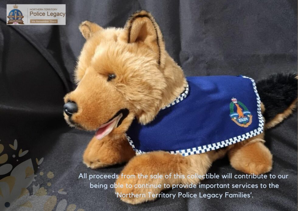 German Shepherd plush dog has arrived! | NT Police Legacy
